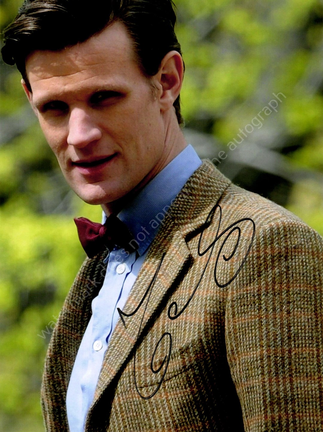 MATT SMITH Autograph Signed Photo 6x8 Signature With COA - Etsy