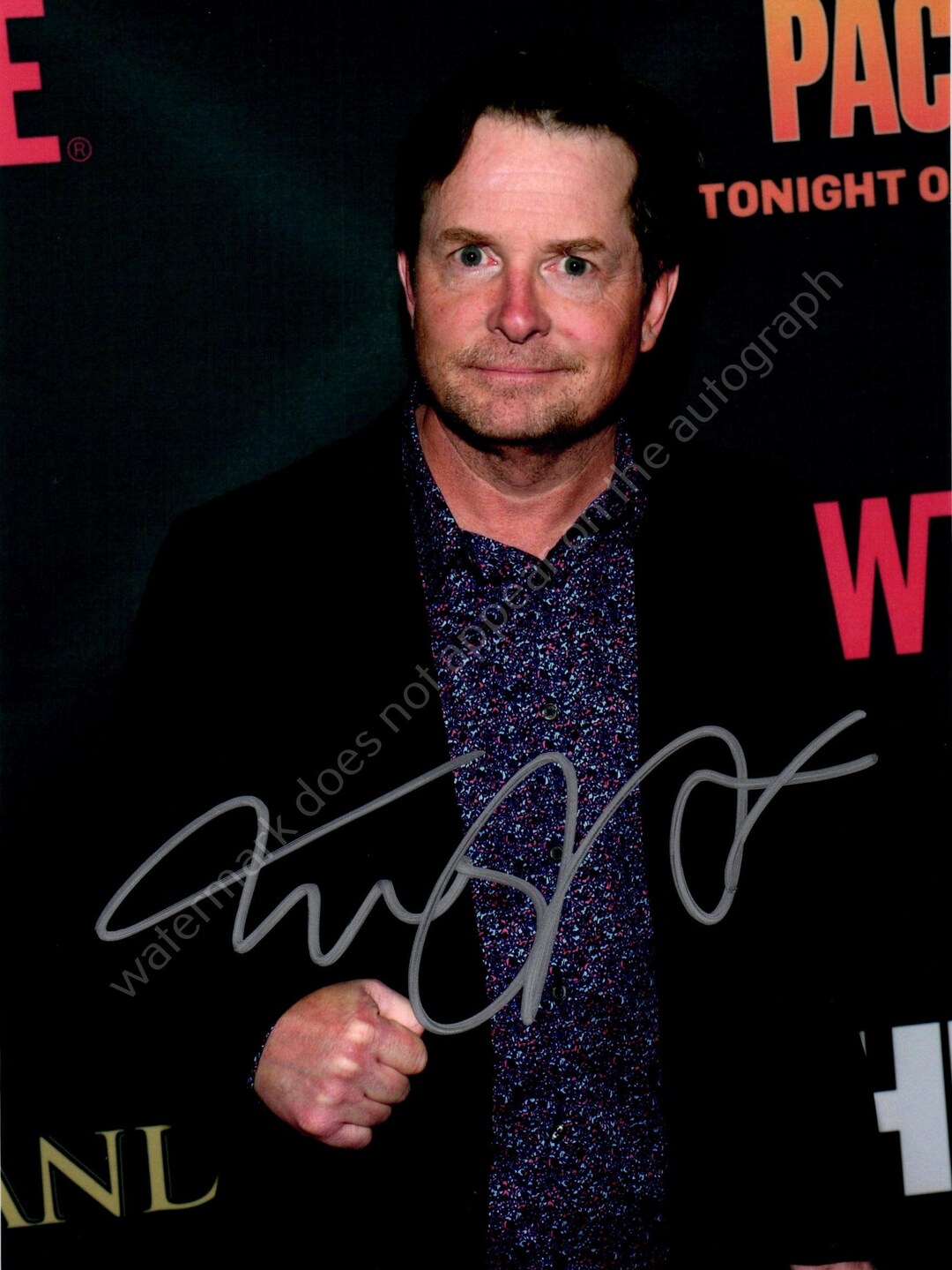 MICHAEL J. FOX Autograph Signed Photo 6x8 Signature With COA - Etsy