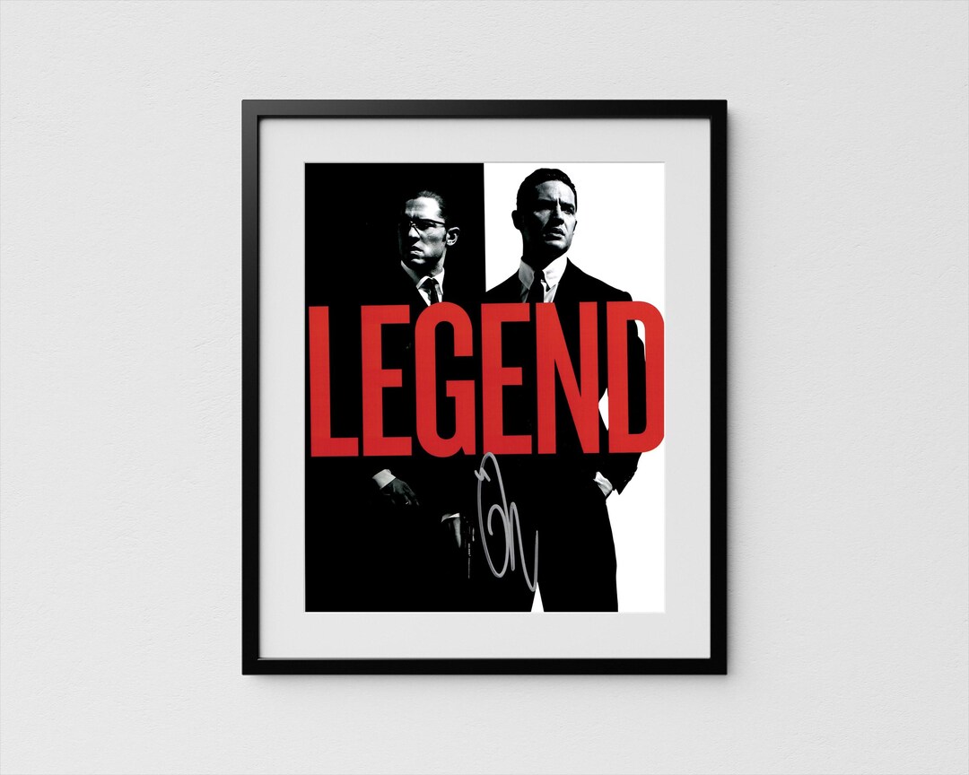 Tom Hardy Autograph Legend Signed Poster Authentic Signature With COA ...