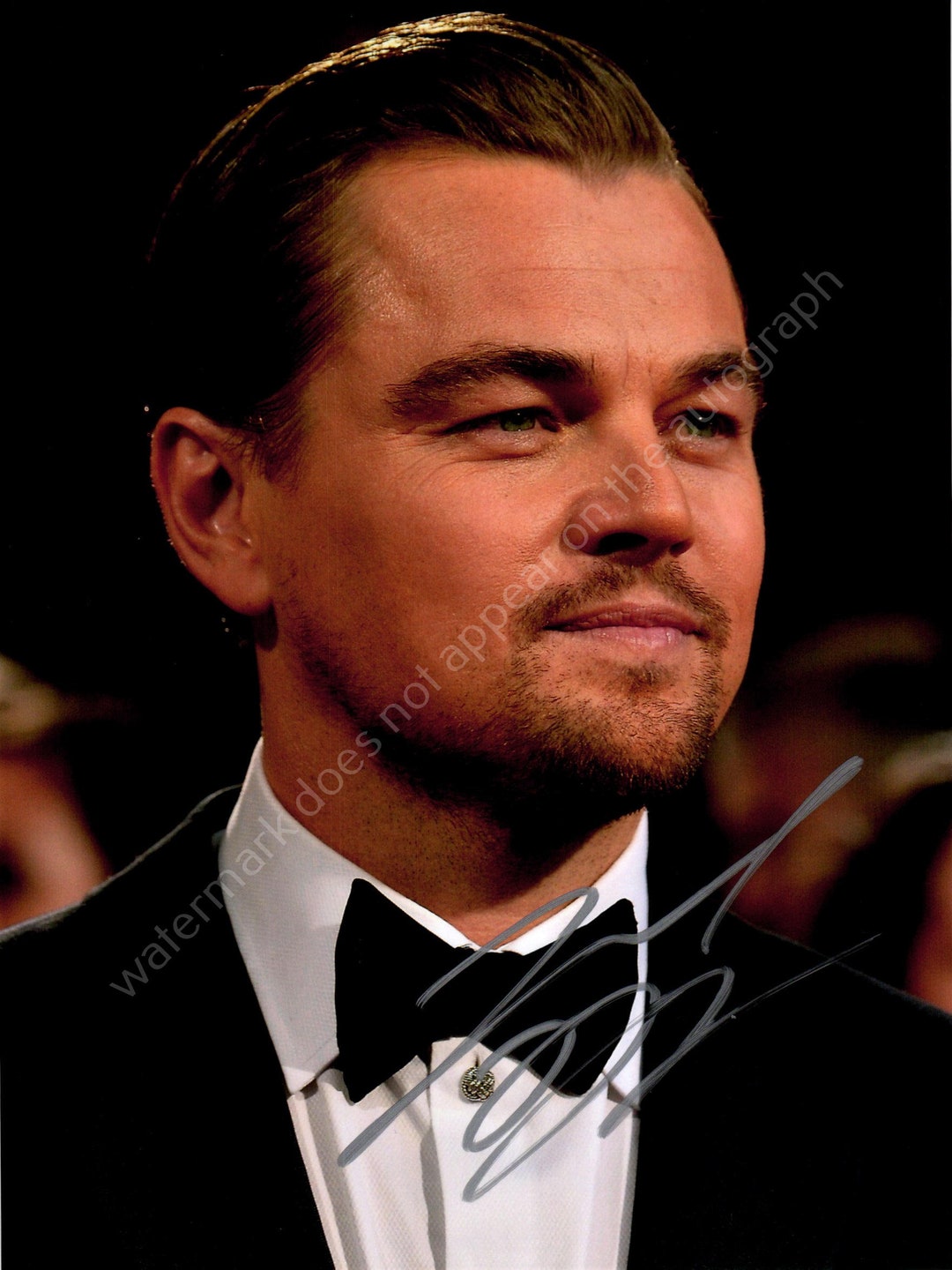 LEONARDO Dicaprio Autograph Signed Photo 6x8 Signature With COA - Etsy
