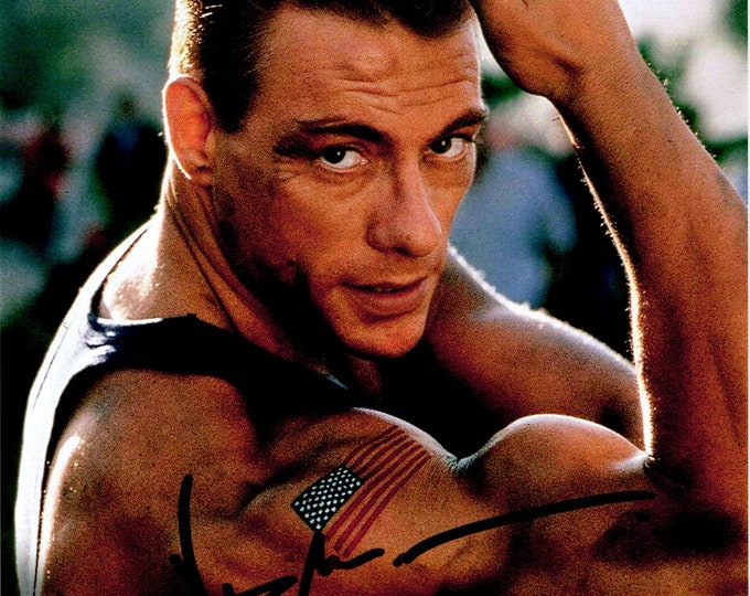 Jean-claude Van Damme Autograph Signed Photo Signature With COA - Etsy