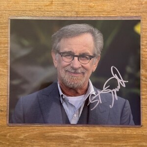 Steven Spielberg Autograph Signed Photo Signature With COA - Etsy