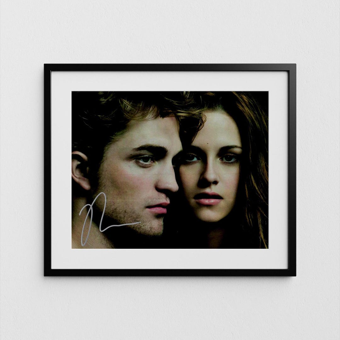 Robert Pattinson Autograph Twilight Signed Poster Authentic Signature ...
