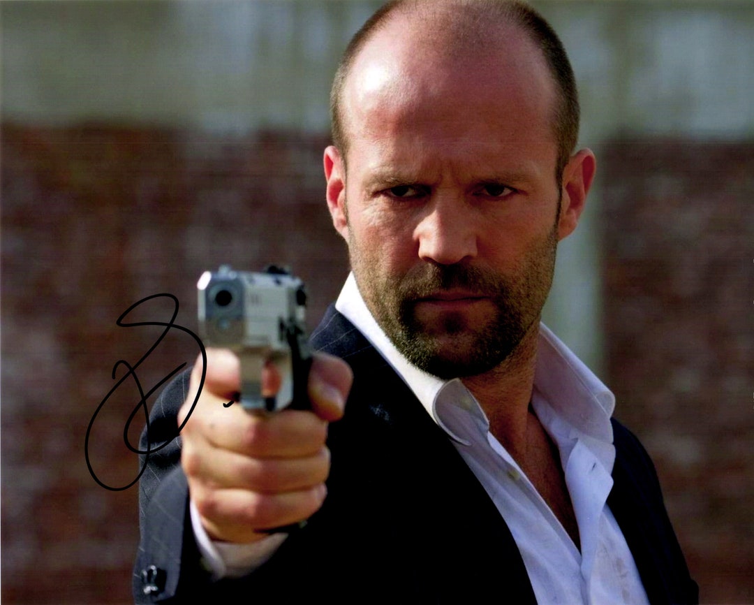 Jason Statham Autograph Signed Photo Signature With COA - Etsy