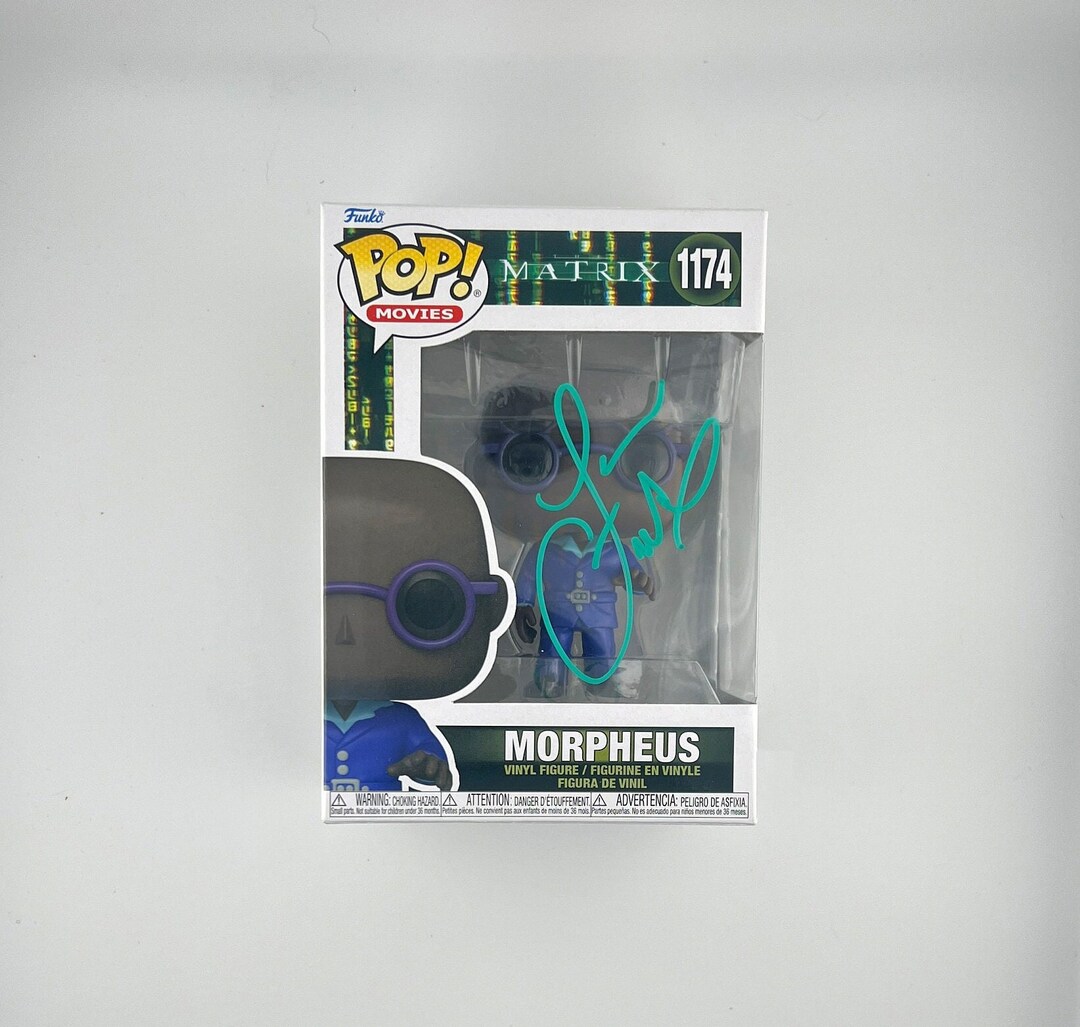 Morpheus Autographed Funko Pop the Matrix Laurence - Etsy
