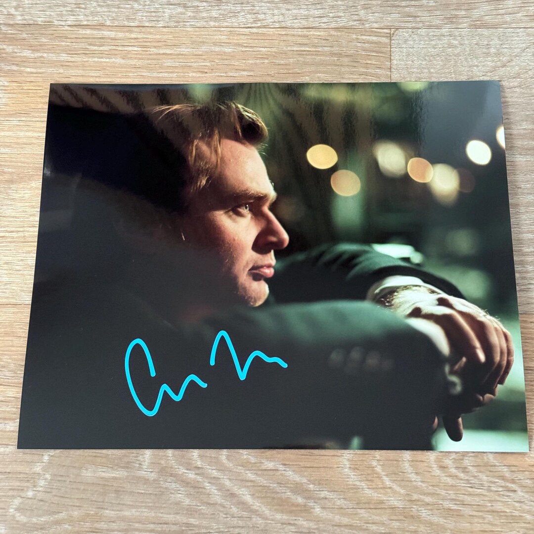 Christopher Nolan Autograph Signed Photo Signature With COA - Etsy