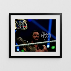Roman Reigns Signed Autograph Poster Authentic Signature With COA - Etsy