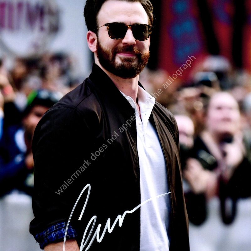Chris Evans Signature - Etsy
