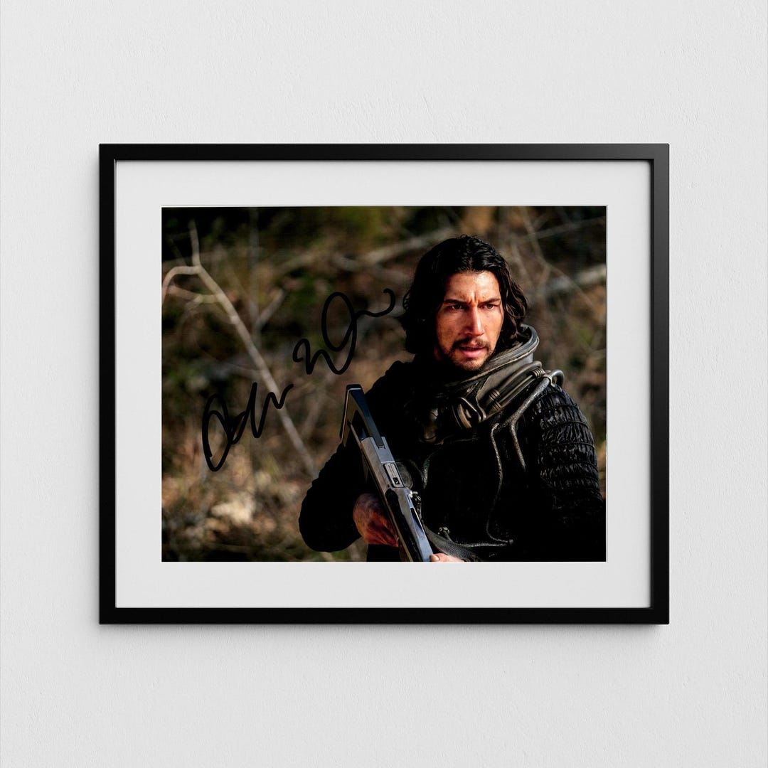 Adam Driver Autograph 65 Signed Poster Authentic Signature With COA - Etsy