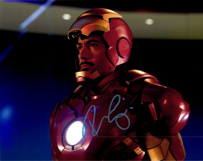Robert Downey Jr. Autograph Signed Photo Signature With COA - Etsy