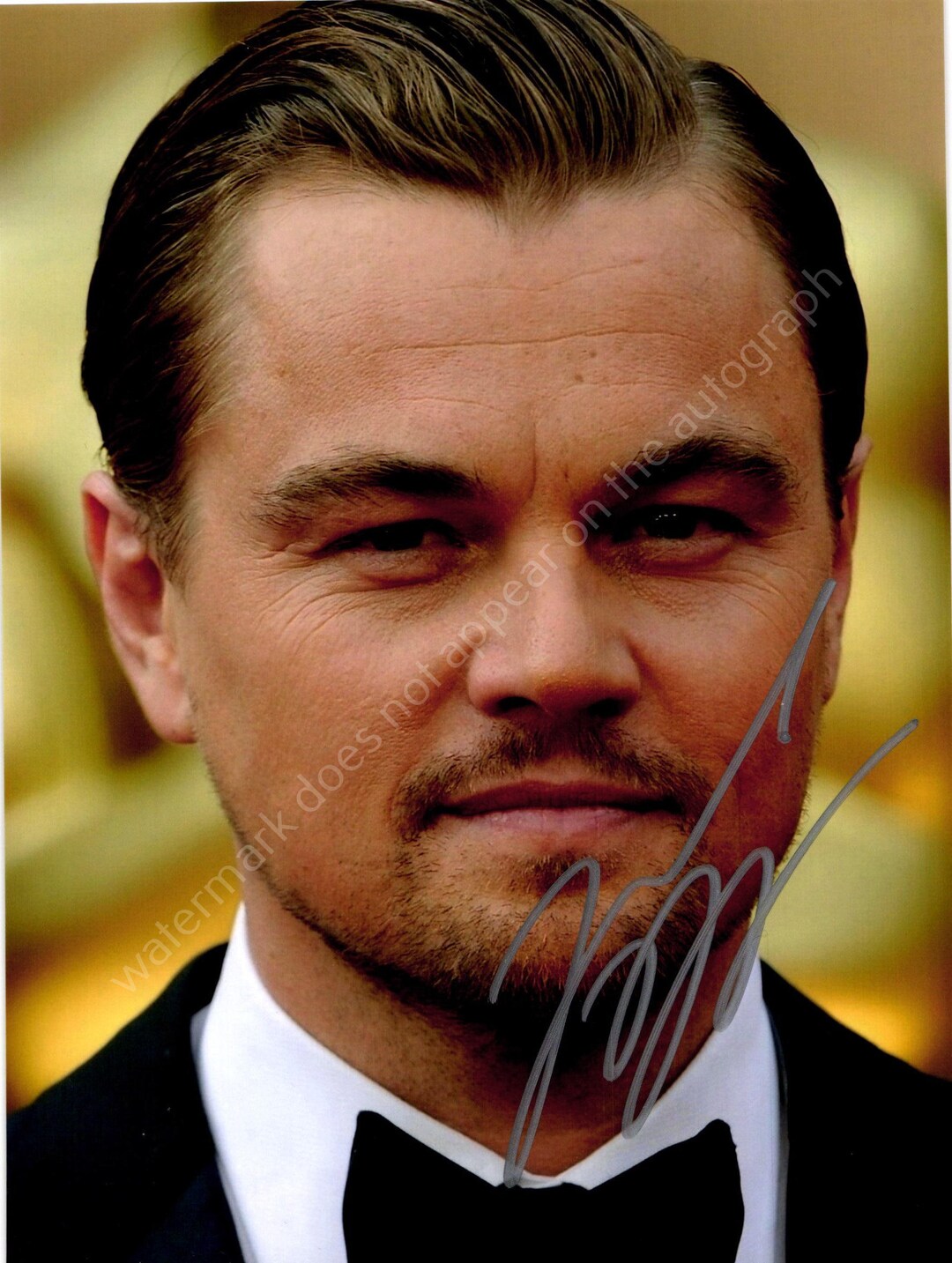 LEONARDO Dicaprio Autograph Signed Photo 6x8 Signature With COA - Etsy