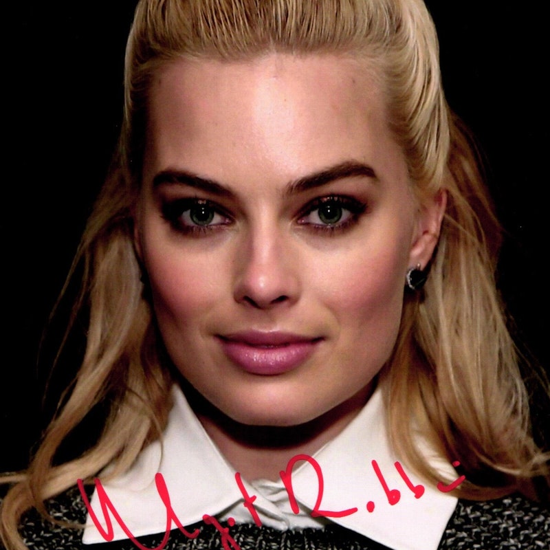 Margot Robbie Signature - Etsy
