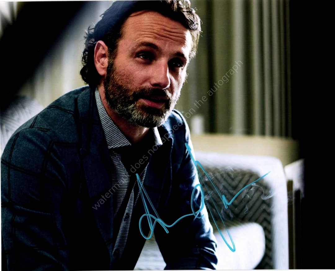 Andrew Lincoln Autograph Signed Photo Signature With COA - Etsy