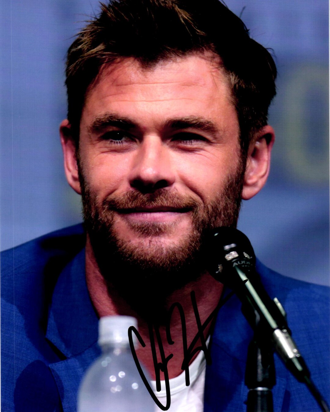 Chris Hemsworth Autograph Signed Photo Signature With COA - Etsy UK
