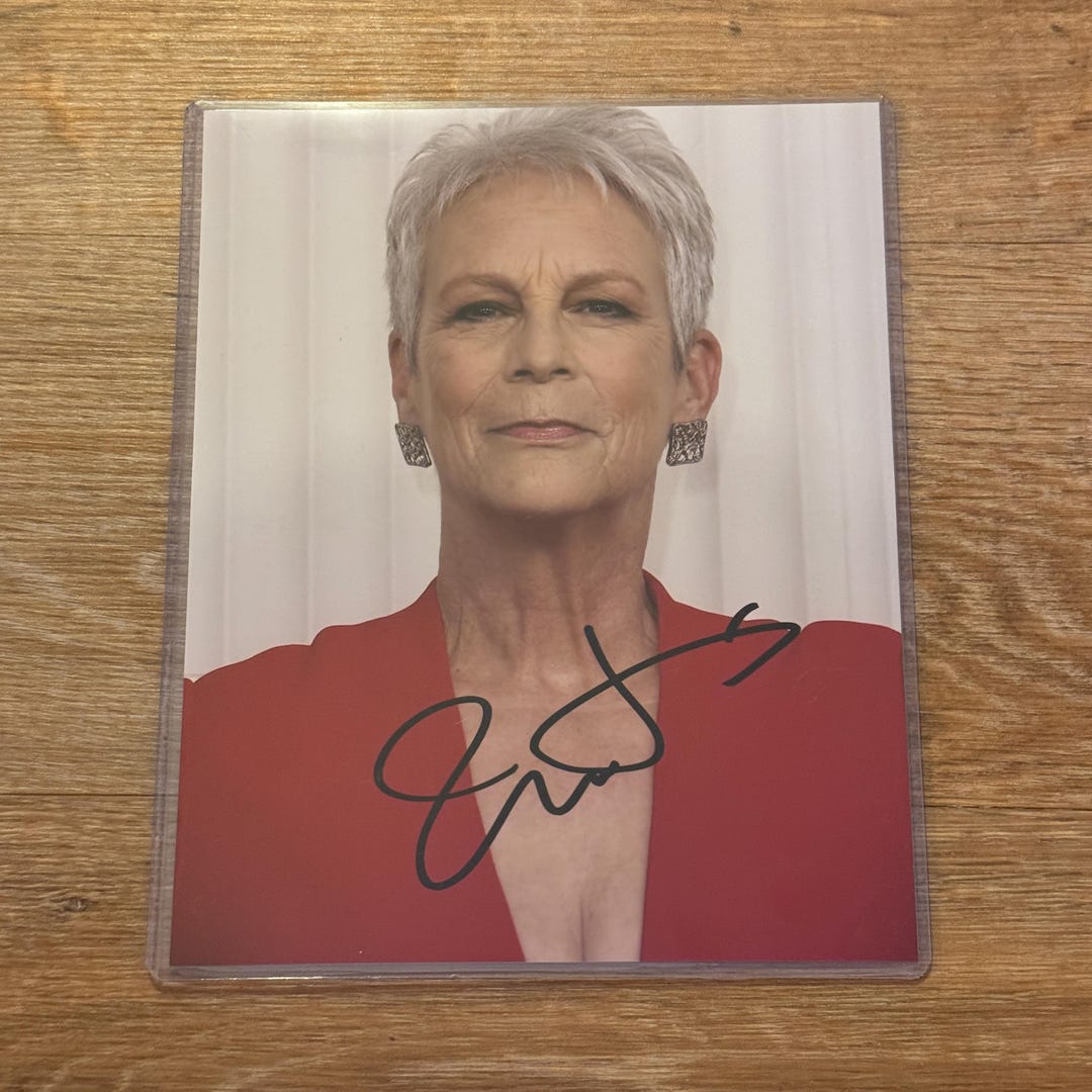Jamie Lee Curtis Autograph Signed Photo Signature With COA - Etsy