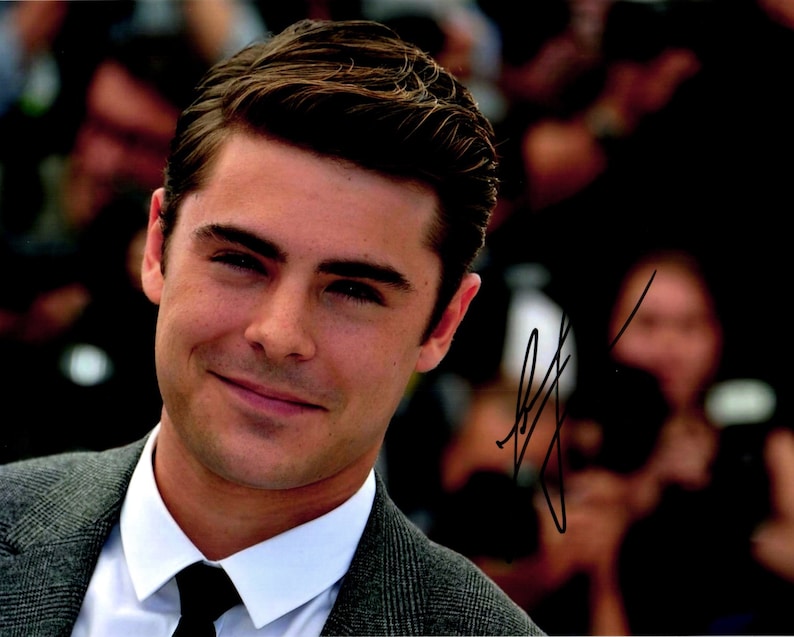 Zac Efron Autograph High School Musical 17 Again Signed - Etsy