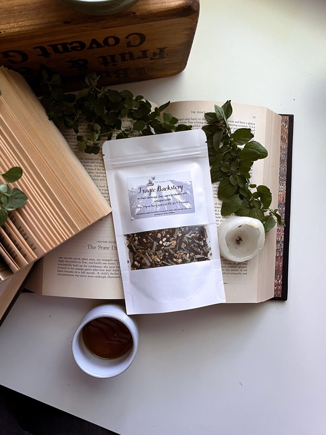 Tragic Backstory | 50g Black Tea | General Book Trope | Bookish | Book ...