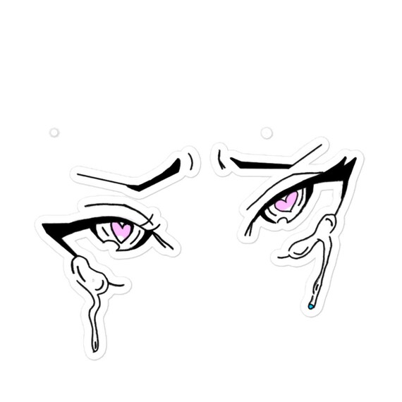 Anime Lewd Crying Eyes Sticker Sad Girl Eyes Manga Anime Etsy