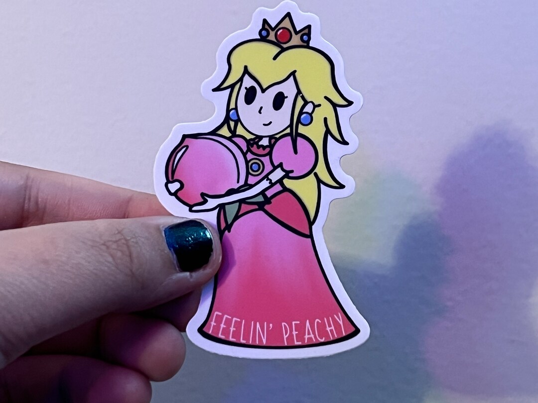 Princess Peach Mario Mario Bros Peaches Peach Peachy - Etsy