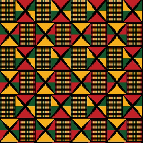 Red Kente African Print Wrapping Paper Sheet-gift | Etsy