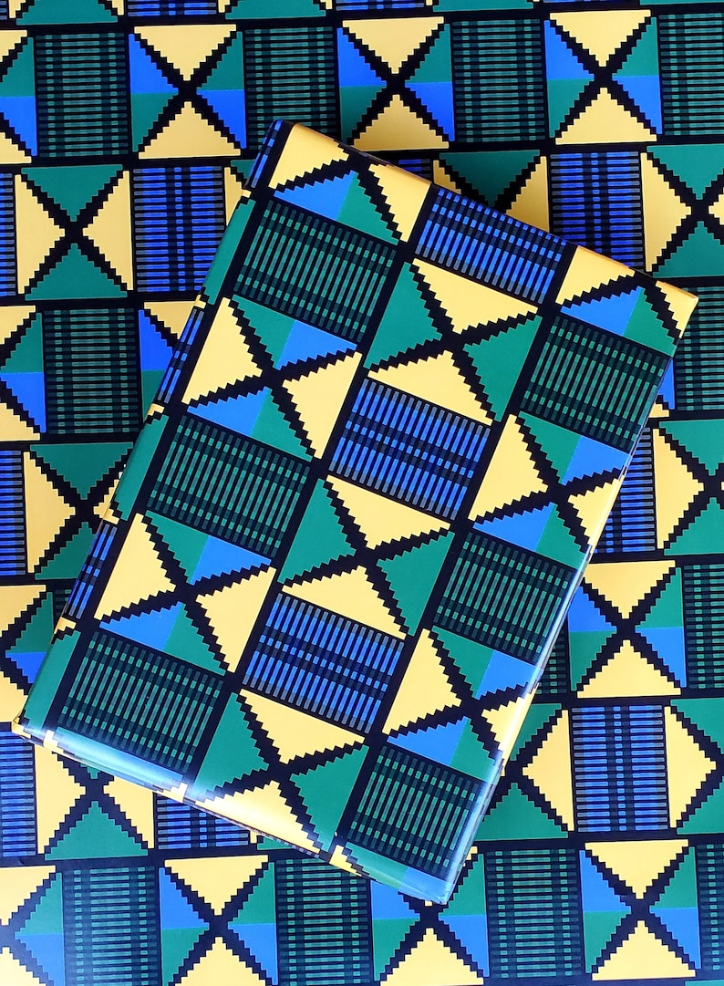 Kente- African Print- Wrapping Paper-gift Wrap-presents-gifts-ethnic ...