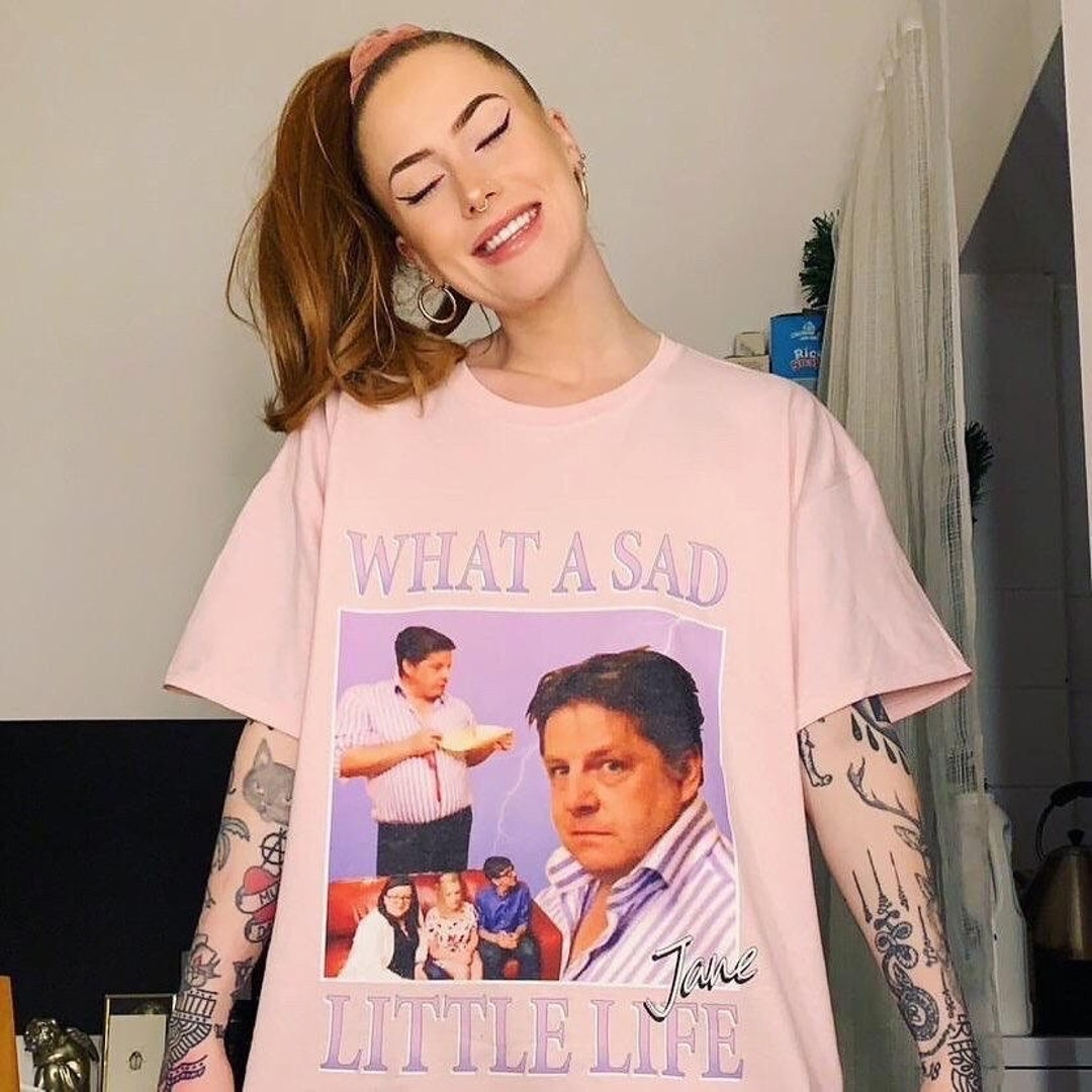 What a Sad Little Life Jane Meme Funny Tee Come Dine With Me Xmas ...