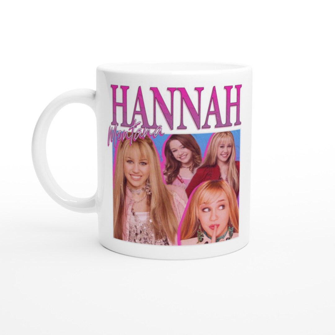 Hannah Montana Miley Cyrus Rap Hip Hop Bootleg Homage 90s 11oz Ceramic ...