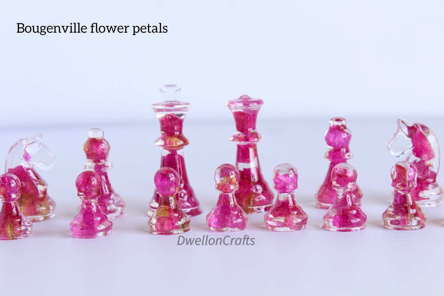 Chess set Flower chess pieces with chess board Chess game | Etsy