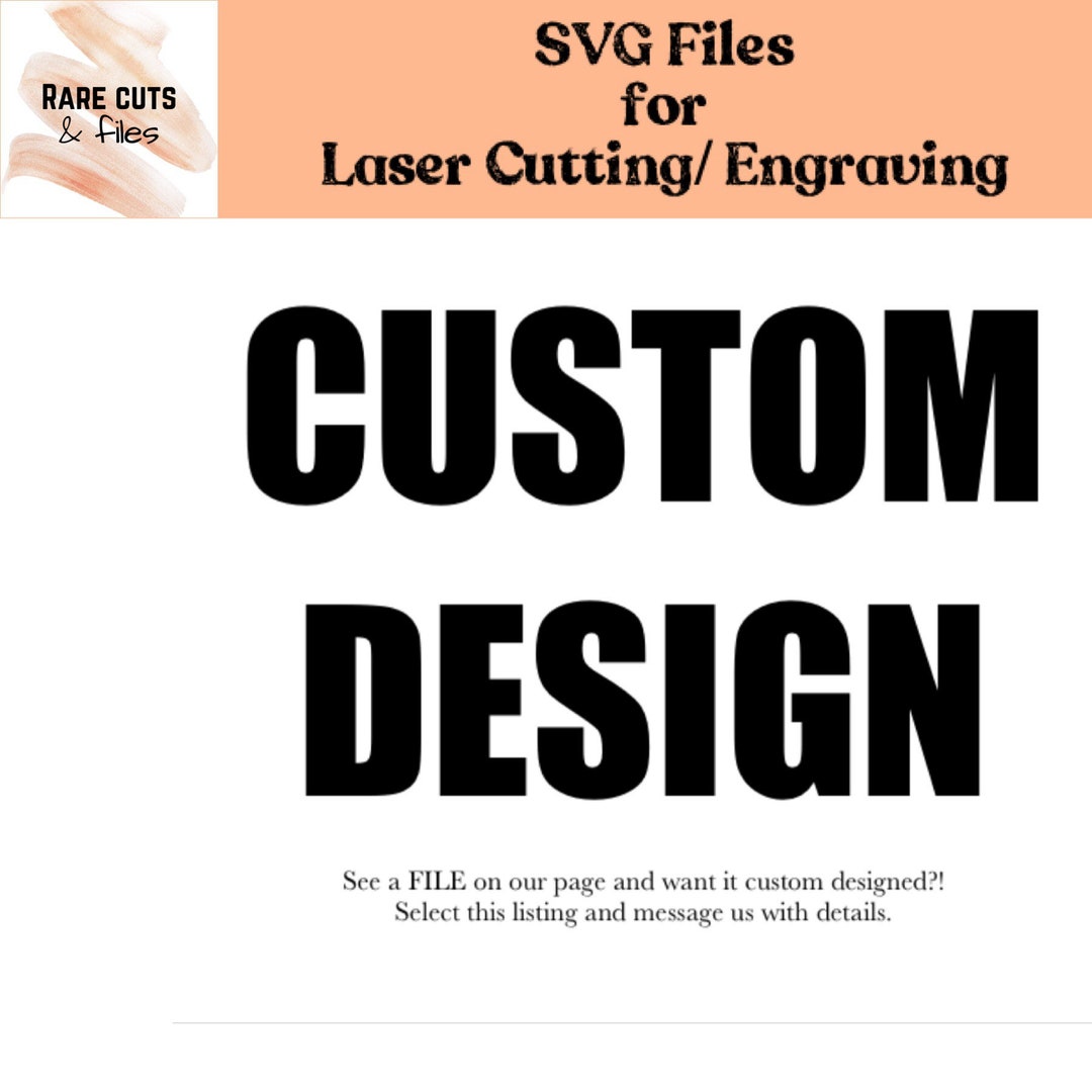 Custom Design Digital File Only - Etsy