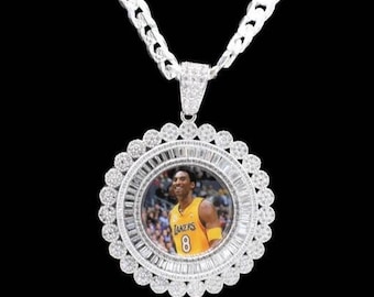 Kobe Bryant Black Mamba 24 Custom Inspired Snake Pendant Necklace Iced ...
