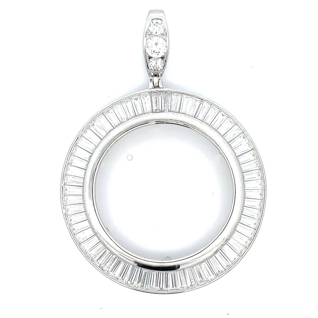 Centenario Bezel Sterling Silver .925 White CZ Stones - Etsy