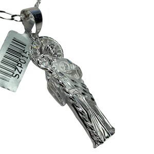 St Jude Pendant With Figaro Necklace 925 Sterling Silver Saint Tadeo ...