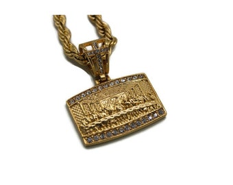 Gold Last Supper Chain | Etsy