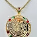Mexican Centenario With 26" Rope Necklace 24K Gold Filled 50 Pesos NEW ...