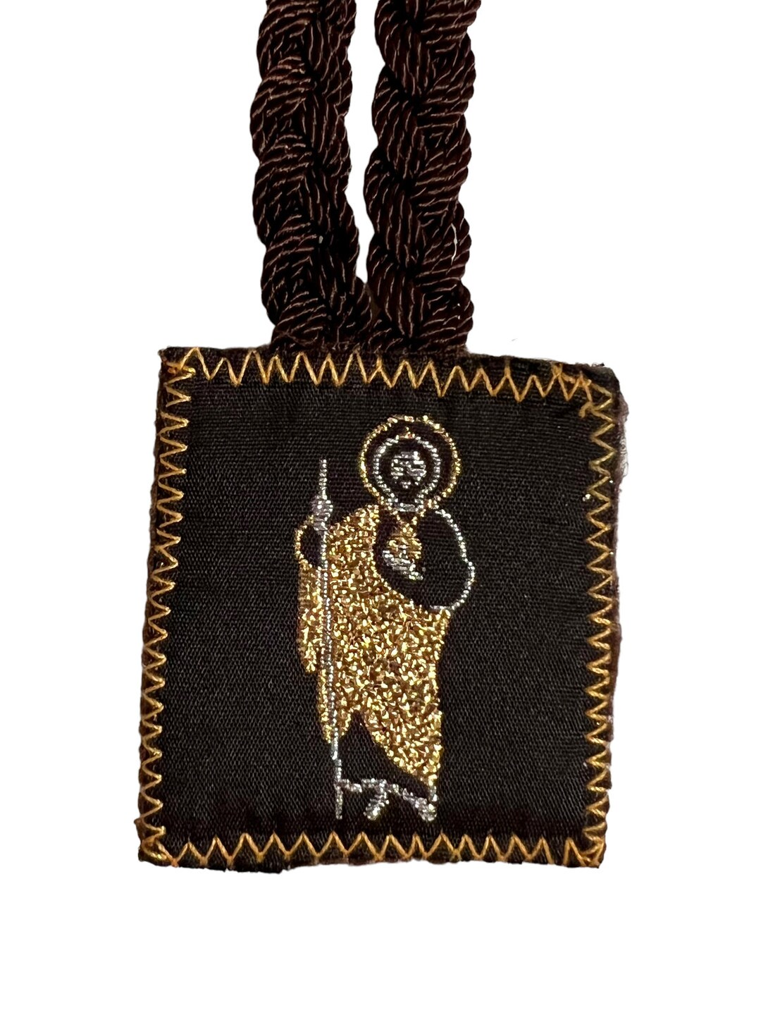 St Jude and Our Lady of Guadalupe Rope Reversible Scapular Necklace ...