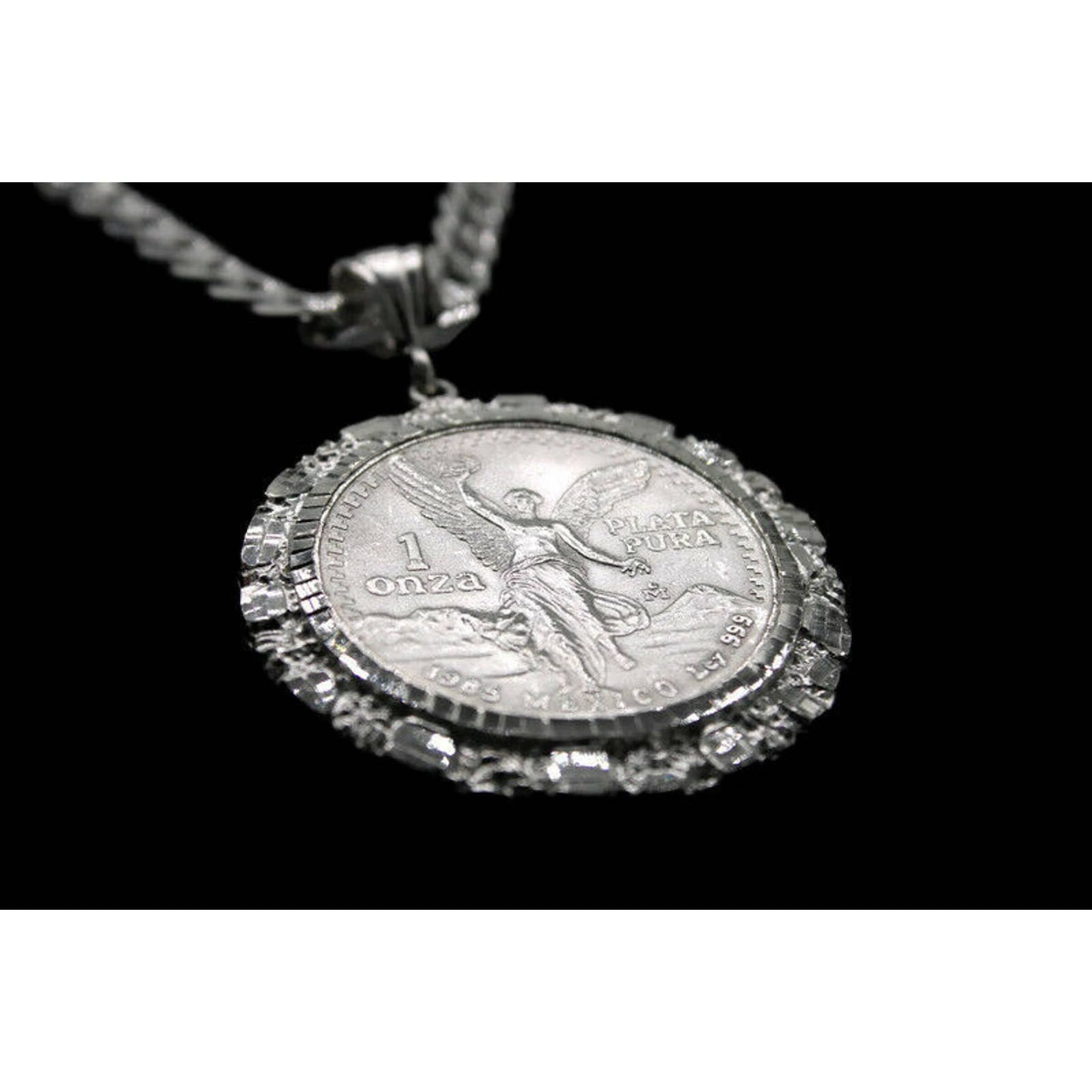 Centenario With Necklace 925 Silver - Etsy