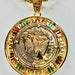 Mexican Centenario With 26" Rope Necklace 24K Gold Filled 50 Pesos NEW ...
