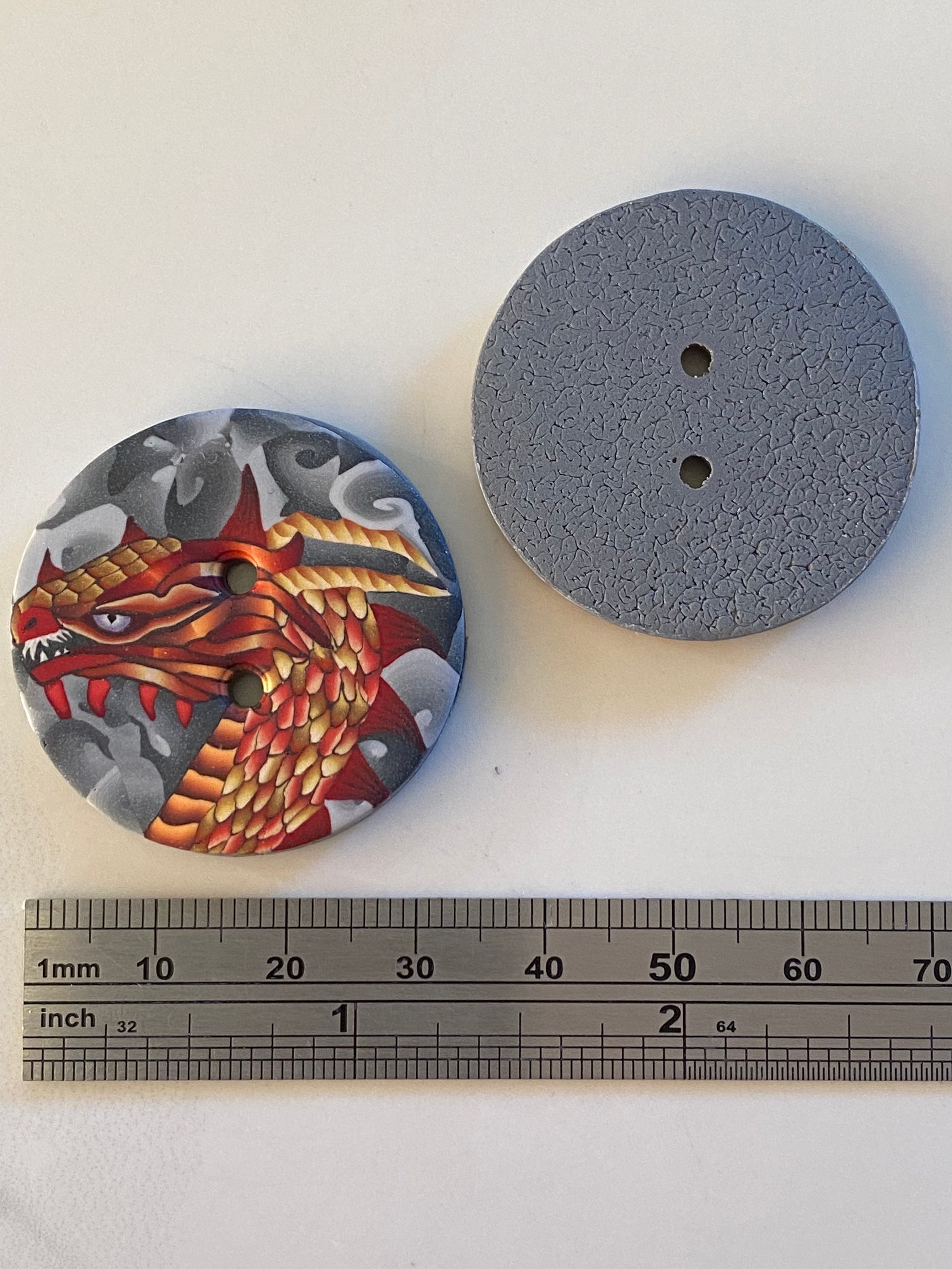 Dragon Buttons - Etsy