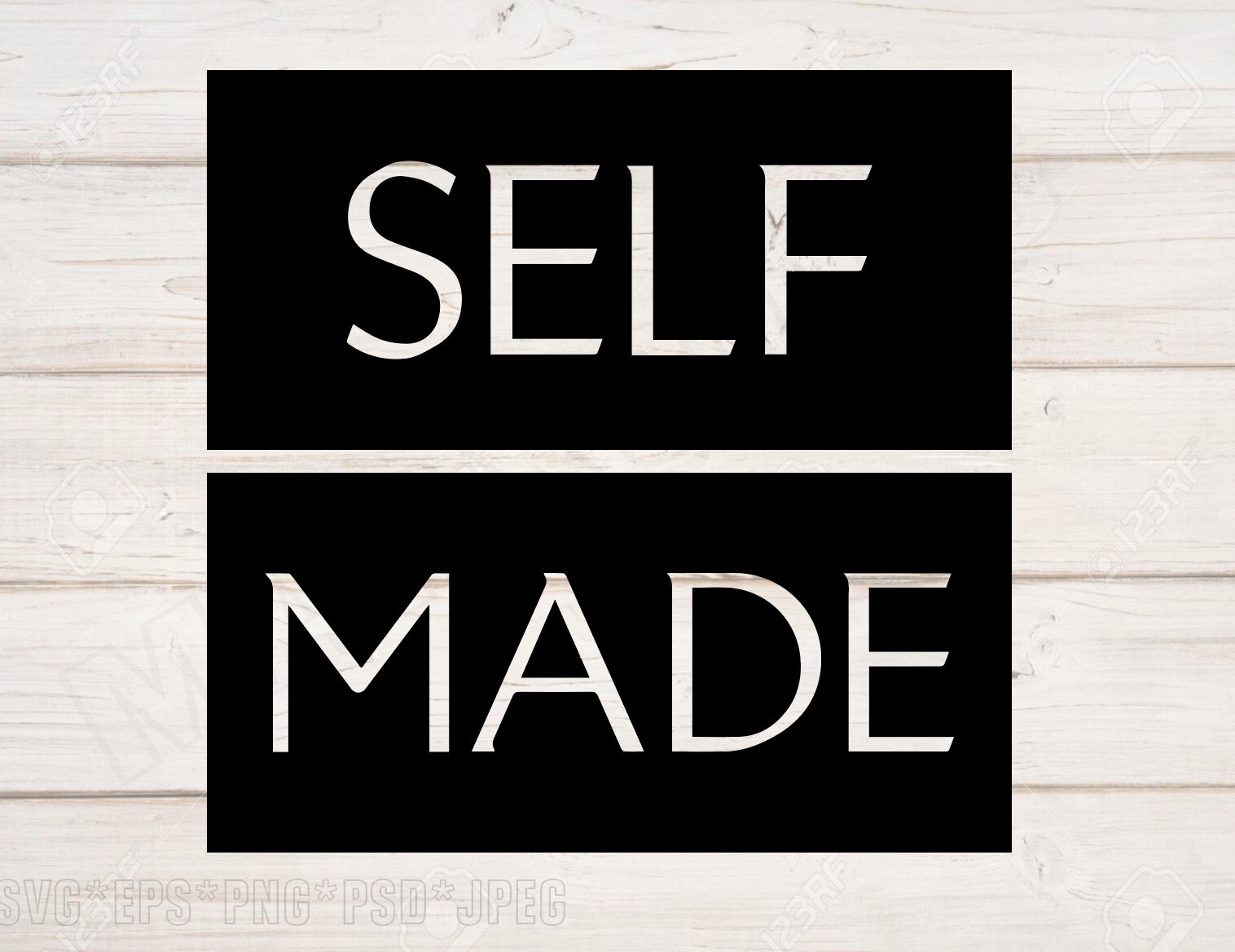 Self Made Svg Png Jpeg Psd Eps - Etsy