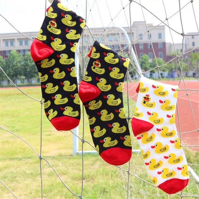 Duck Socks/rubber Duck Socks/for Him or Her. - Etsy
