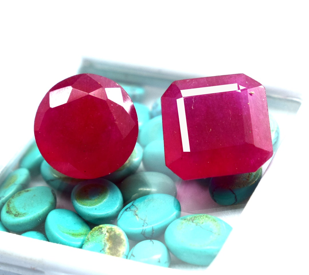 Bixbite Red Beryl Natural Loose Gemstone Round & Square Shaperadiant ...