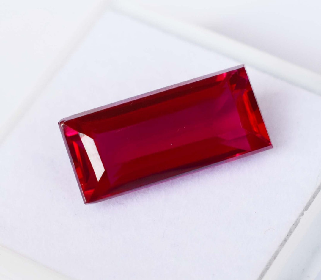 Precious Natural Red Ruby From Burma 10 Ruby Gemstone Loose Certified Ruby Stone Faceted Ruby ...