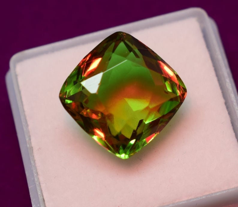 Natural Color Changing Shape Cushion Cut Gemstone Stone | Etsy