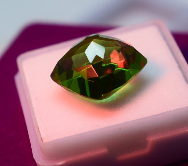 Natural Color Changing Shape Cushion Cut Gemstone Stone - Etsy