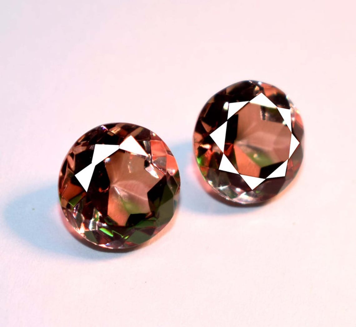 Color Changing Stone Round Cut 5 to 7 Ct 2 Pcs Natural Loose - Etsy
