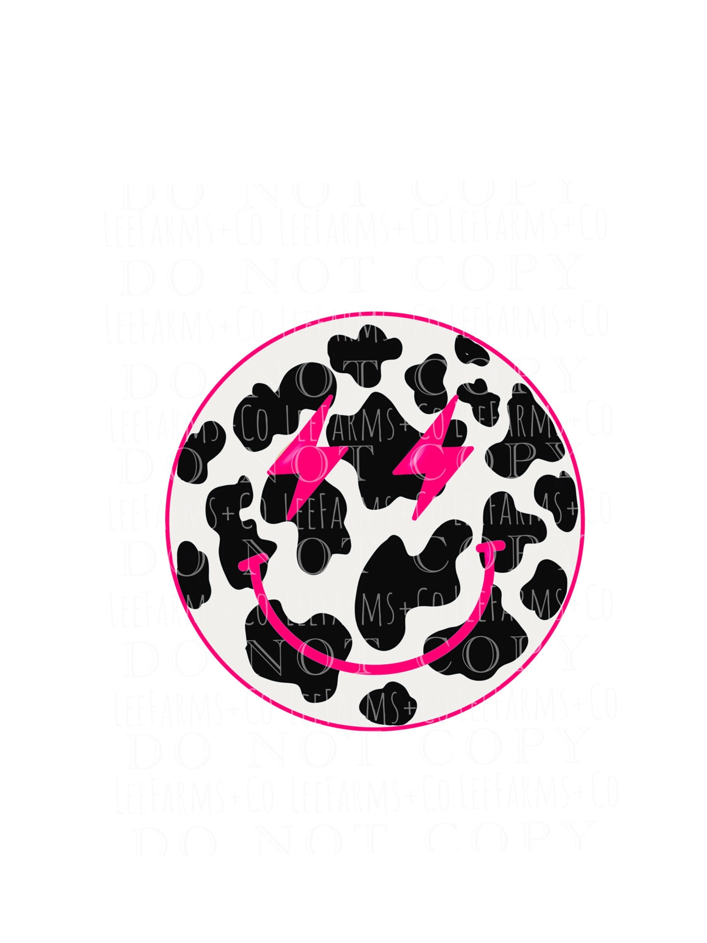 Trendy Cow Smiley Png - Etsy