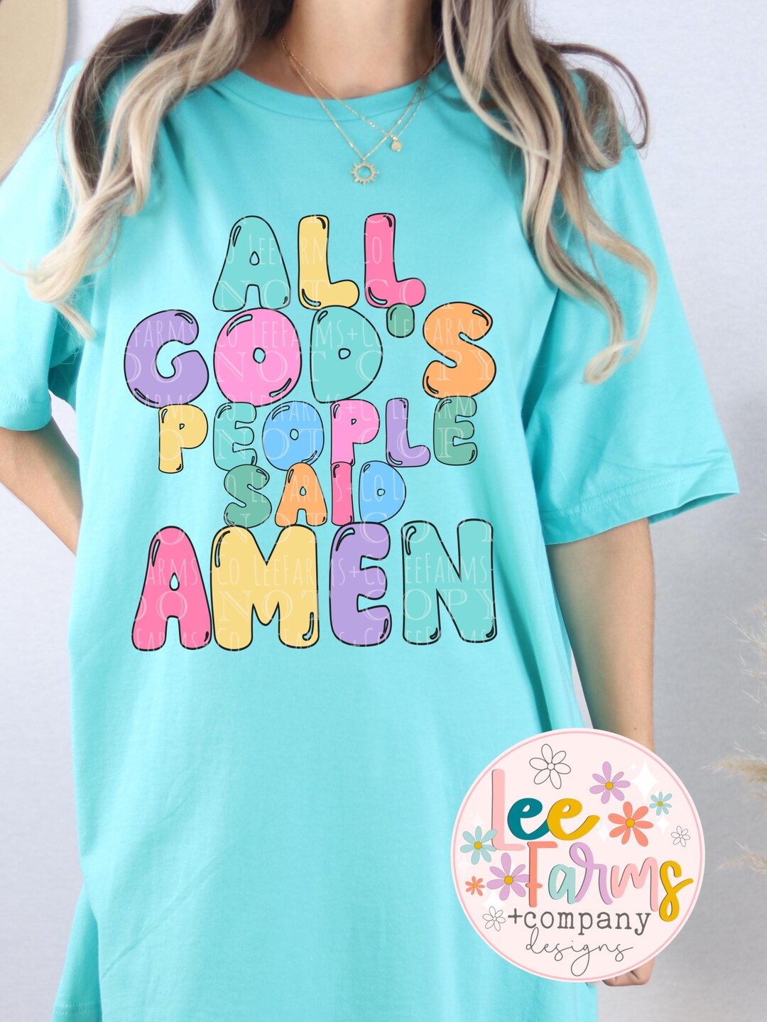TRENDY All God’s People Said AMEN Png - Etsy