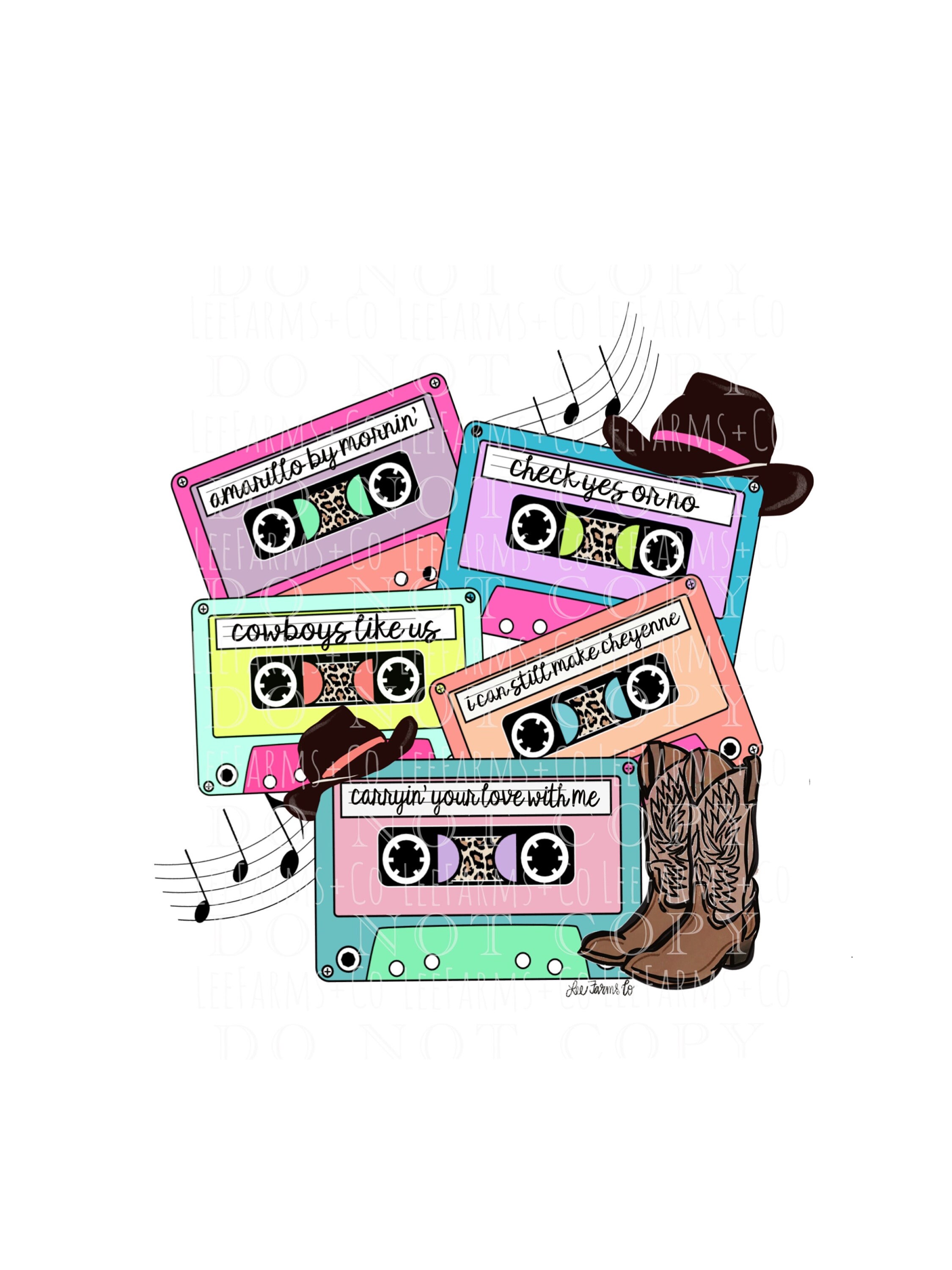 NEON MIXTAPE PNG - Etsy