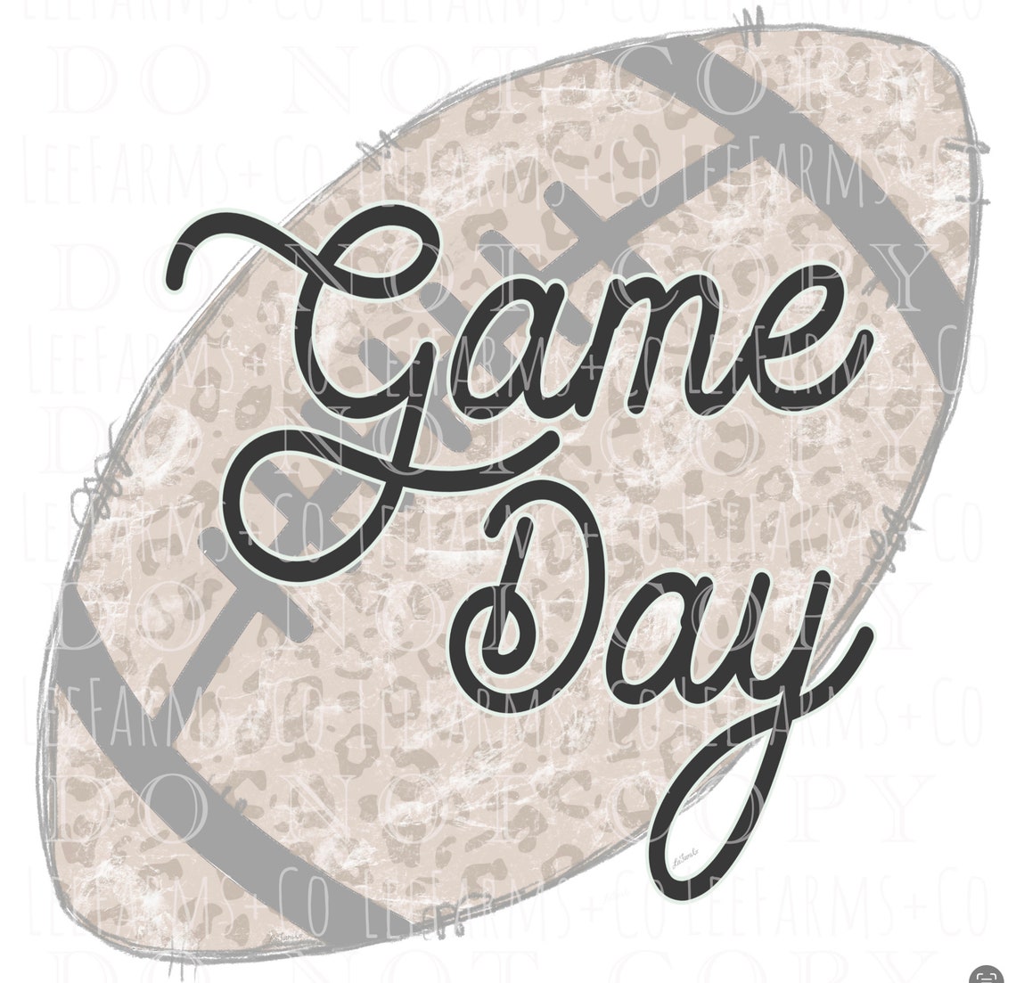 Cheetah Football PNG - Etsy