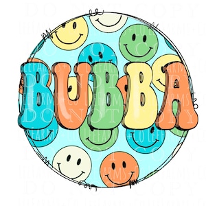 Mama and Mini and Bubba Smiley PNG - Etsy